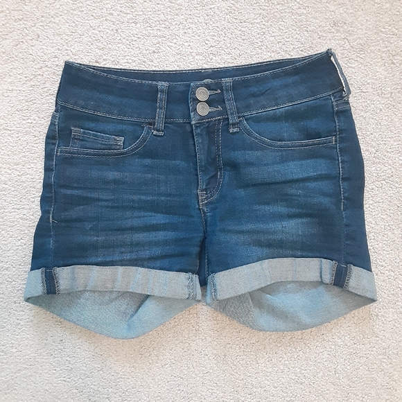 SO | Shorts | So Darkwash Midi Jean Shorts | Poshmark